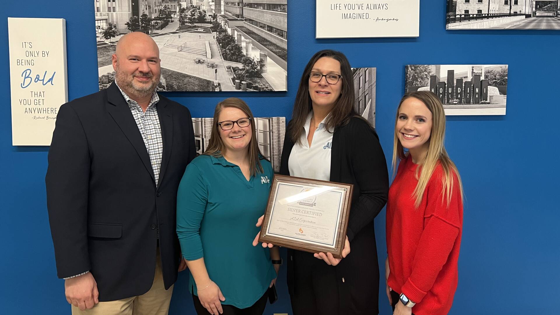 AIA Corporation Becomes Silver-Certified Fox Cities Employee Friendly ...