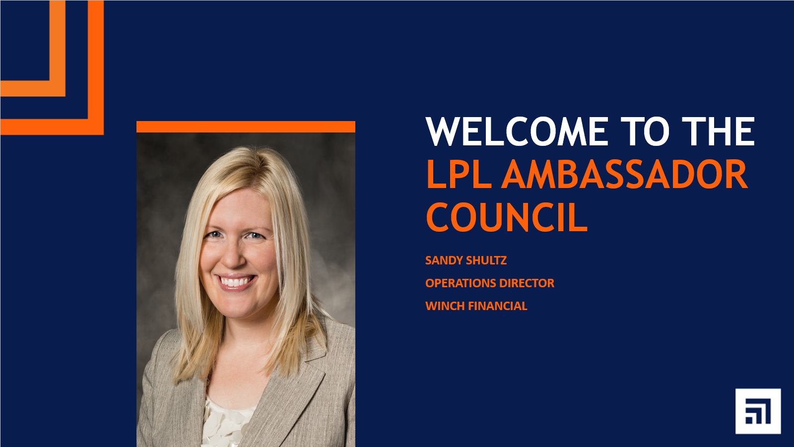 Sandy Shultz Named to the LPL Ambassador Council - Fox Cities Chamber ...