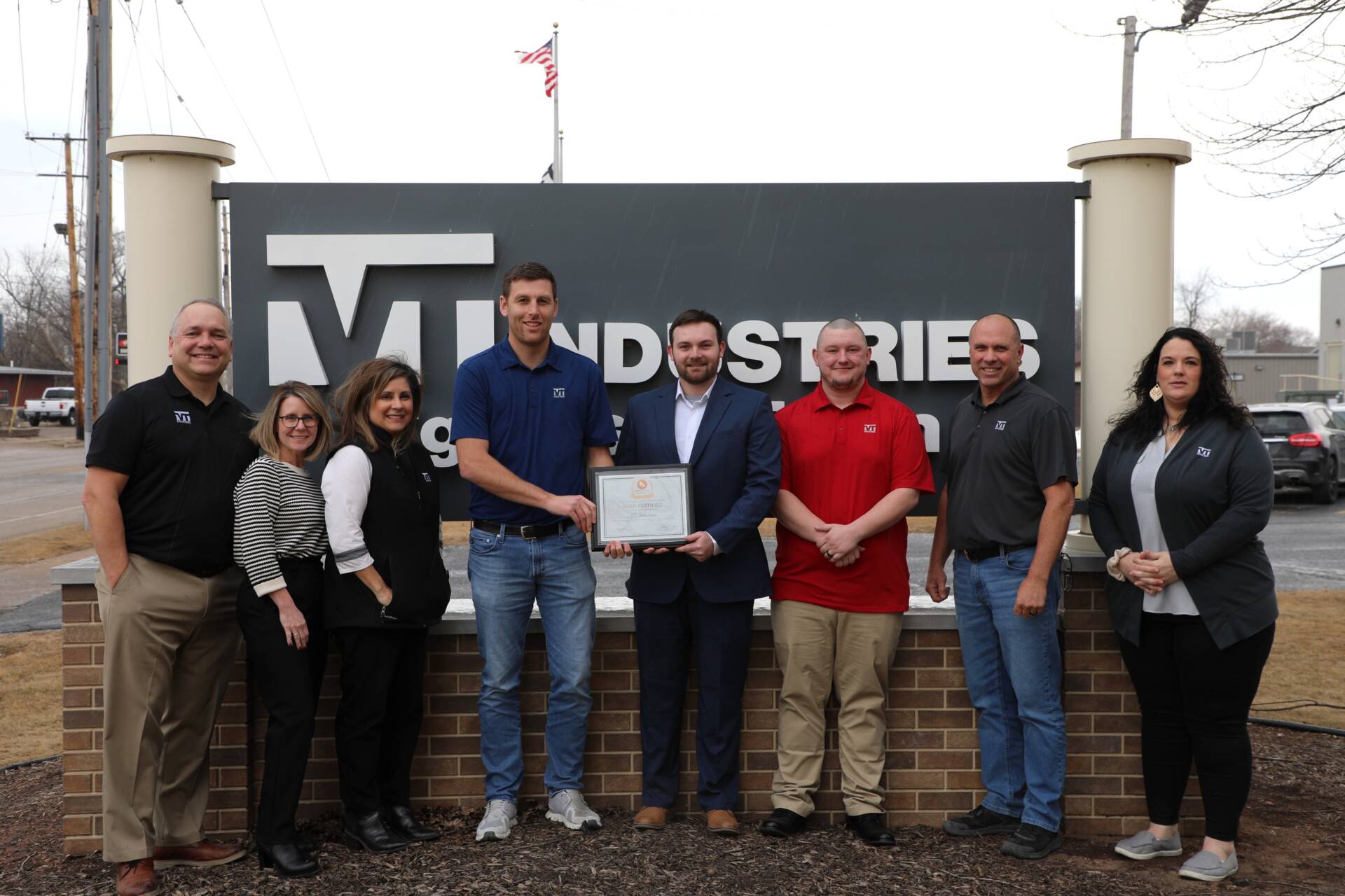 VT Industries, Inc. Becomes Gold-Certified Fox Cities Employee Friendly ...